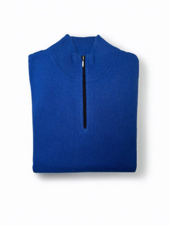 Quarter Zip Two-ply - Lapis – Illann